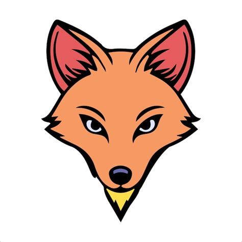 Premium Vector Line Fox Color Vector Design Icon
