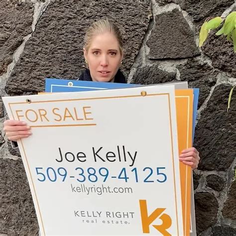 Kelly Right Real Estate On Linkedin Signage