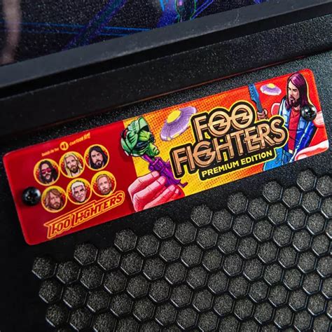 Stern Foo Fighters Premium Pinball Machine Game Room Shop