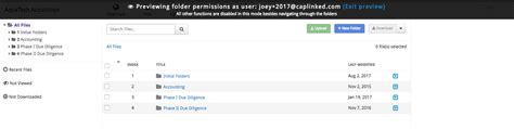 Preview The Files Page As A Non Admin Member CapLinked Support