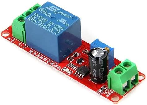 Advitiya NE DC V Timer Delay Relay Shield Module Timer Switch Adjustable Controller