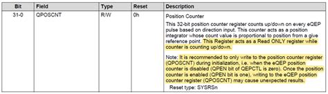 Tms320f28235 Qctmr Writable Only If Eqep Edge Capture Is Not Activated C2000 Microcontrollers