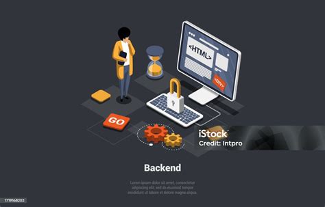 Front Back End Of Development Responsive Web Design Website Interface Coding And Programming
