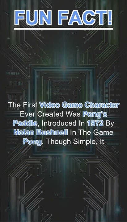 10 The First Video Game Character Funfact Programmingfacts