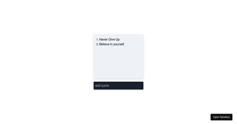 Tailwind With React Codesandbox
