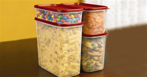 Rubbermaid 8 Piece Modular Food Storage Canister Set Only 15 97