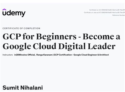 Sumit Nihalani On Linkedin Keeplearning Gcp Foundation