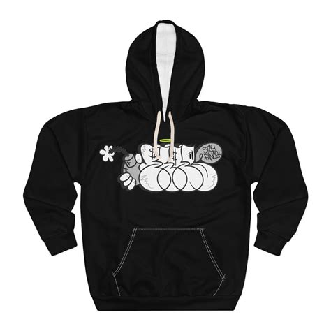 B And W Throwie Badass Hoodie Stay Fancy