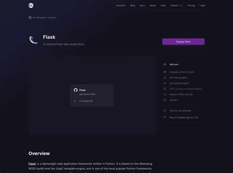 Flask By Alphasecio A Undefined Template Built At Lightspeed