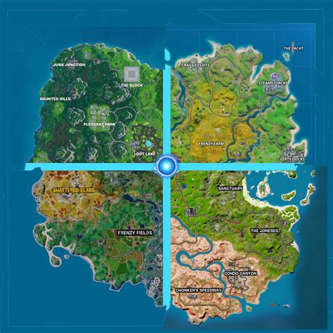 Fortnite Map Season 4 Wheel Of Fortnite
