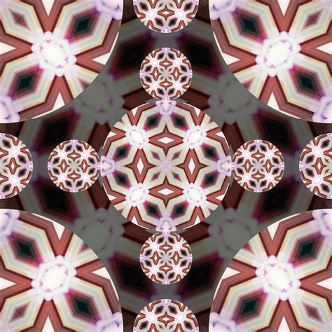 Premium Photo Seamless Abstract Symmetrical Pattern