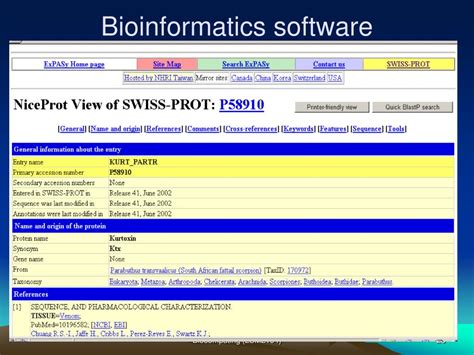 Ppt Lecture 5 Bioinformatics Software Powerpoint Presentation Free