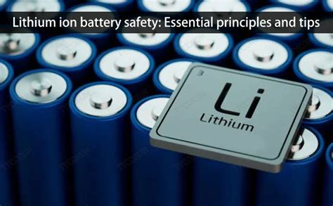 Lithium Ion Battery Safety Essential Principles And Tips Motawill Battery Swap Station