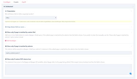 Show Field Only If Repeater Matrix Field Has Content General Support