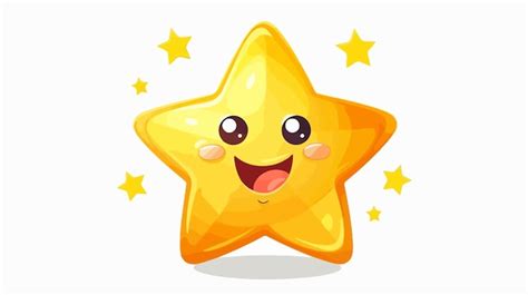 Colorful Star Logo Cartoon Vector Illustration Premium Ai Generated
