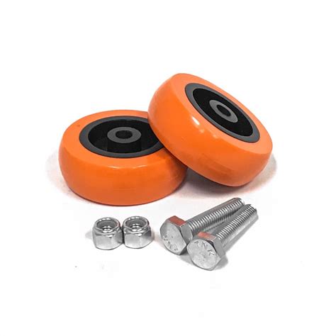 ล้อลูกยาง สำหรับสแตน Service มอเตอรไซค์ ลูกยาง 2 ตัว น๊อต 2 คู่ Shopee Thailand