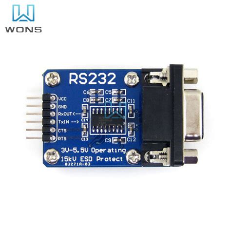 rs232 to ttl rs232 to uart serial port module sp3232 brushing cable with transceiver and