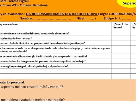 Ejemplos Prácticos De Autoevaluación Laboral
