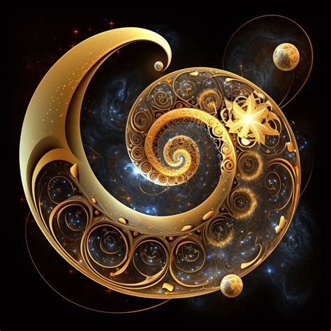 Fibonacci Spiral Solar System Fibonacci