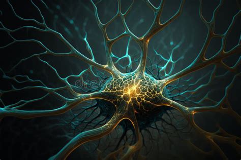 Illustration Of Interconnected Organic Digital Structures Stock Illustration Illustration Of