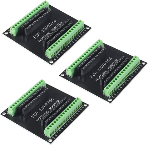 Buy AITRIP 3PCS ESP8266 Breakout Board GPIO 1 Into 2 For ESP8266 NodeMCU V3 CP2102 ESP 12E WiFi