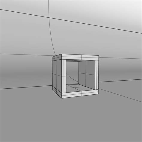 Simple Ikea Kallax 1x1 3d Turbosquid 1523792