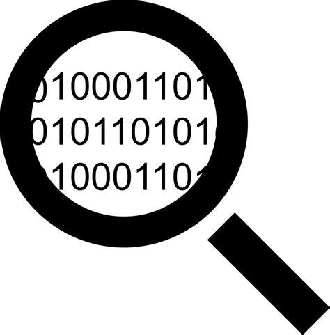 Download Magnifying Glass Binary Code