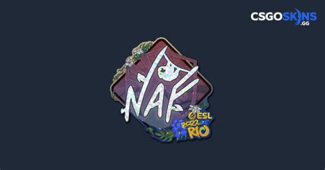 Sticker Naf Glitter Rio 2022 Csgoskinsgg