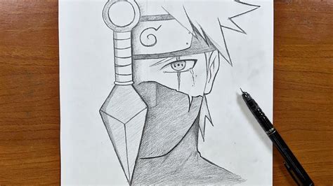 How To Draw Kakashi For Beginners
