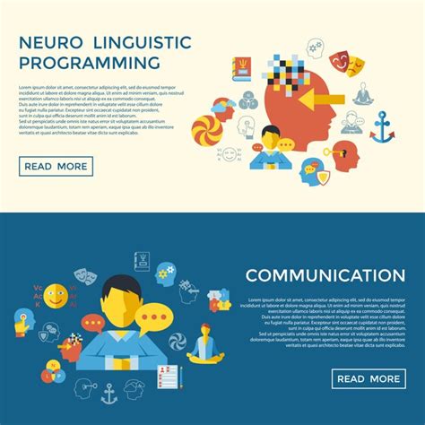 Premium Vector Neuro Linguistic Programming Icons Collection