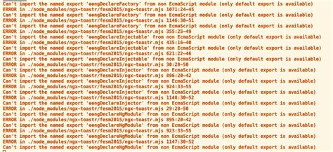 Errors Related To Ngx Toastr After Doing Npm Install Issue Scttcper Ngx Toastr GitHub