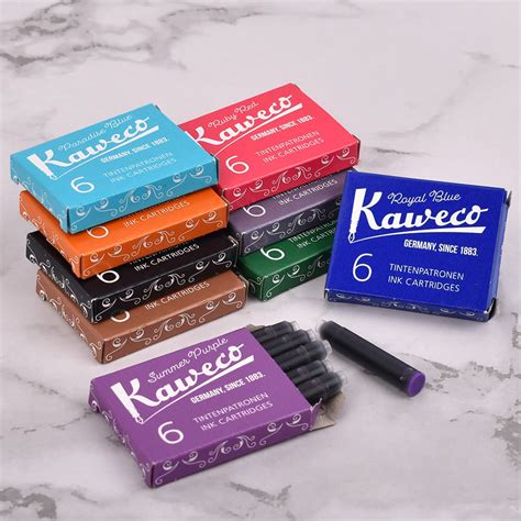 카웨코 카웨코 만년필 잉크 카트리지 리필 6입 국제규격 위시버킷