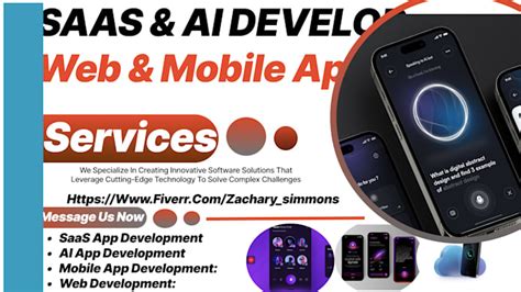 saas website saas web app mobile app ai saas ai chatbot ai saas ai