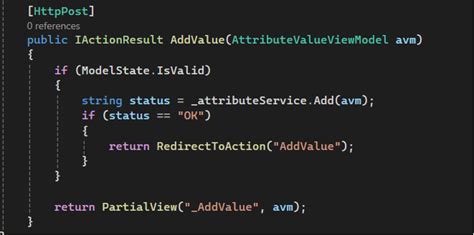 Asp Net InvalidOperationException The View AddValue Was Not Found