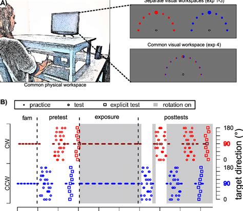 Experimental Setup A And An Exemplary Task Protocol B Adapted From Download Scientific