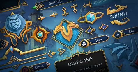 Fantasy Menus Synty Interface Gui 2d Gui Unity Asset Store