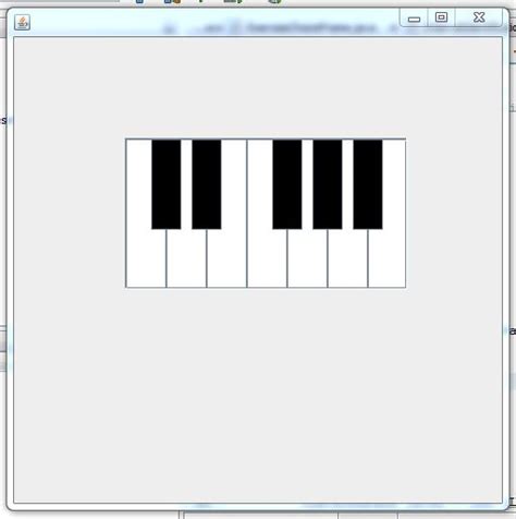 Java How To Create A Piano Using Jscrollpane And Jlayeredpane Stack Overflow