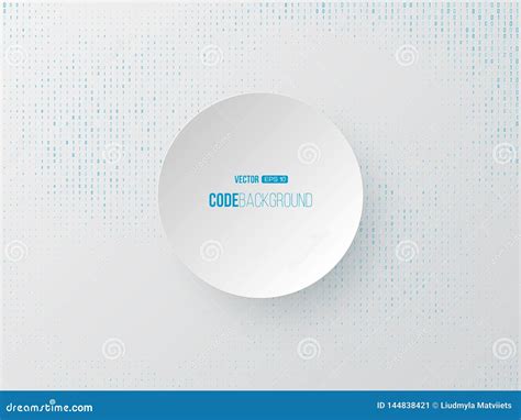 Binary Code Digital Technology Concept Stock Vector Illustration Of Graphic Electronic