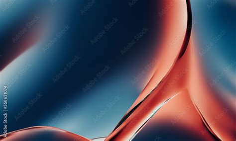 generative ai abstract colored gradient background holographic blobs
