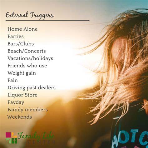Relapse Prevention Know Your Triggers Family Life Center