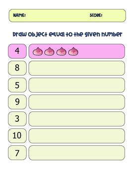 Tracing Writing And Missing Numbers 1 20 By MERRY LEARNING TPT