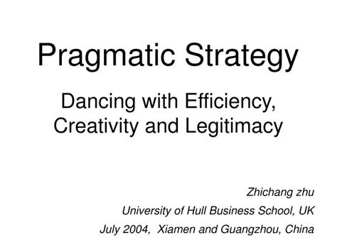 Ppt Pragmatic Strategy Powerpoint Presentation Free Download Id294600