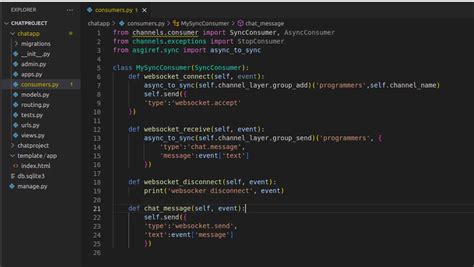 Real Time Chat Application Using Django Channels Home Techify