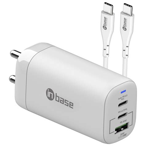 Buy Inbase 95w Type A And Type C 3 Port Super Vooc Charger Type C To Type C Cable Gantech