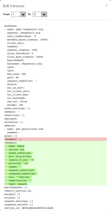 Introducing Version Diff Fastly