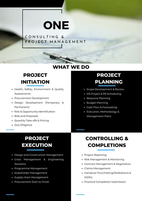 One Consulting And Project Management On Linkedin Projectmanagement Projectmanager
