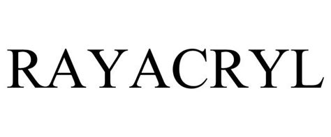Rayacryl Rayner Intraocular Lenses Limited Trademark Registration