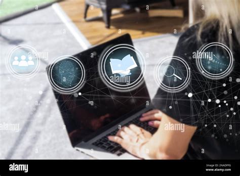 Cloud Computing Digital Technology Internet Storage Network Big Data System Online Laptop