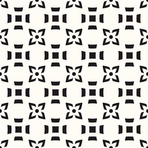 Vector Geometric Abstract Seamless Monochrome Pattern Texture Background 9649944 Vector Art At