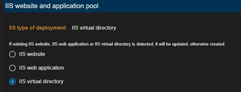 Iis Virtual Directory Fdeploy Documentation